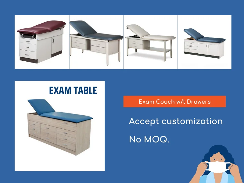 Medical Examination Couch with Storage - Durable & Versatile