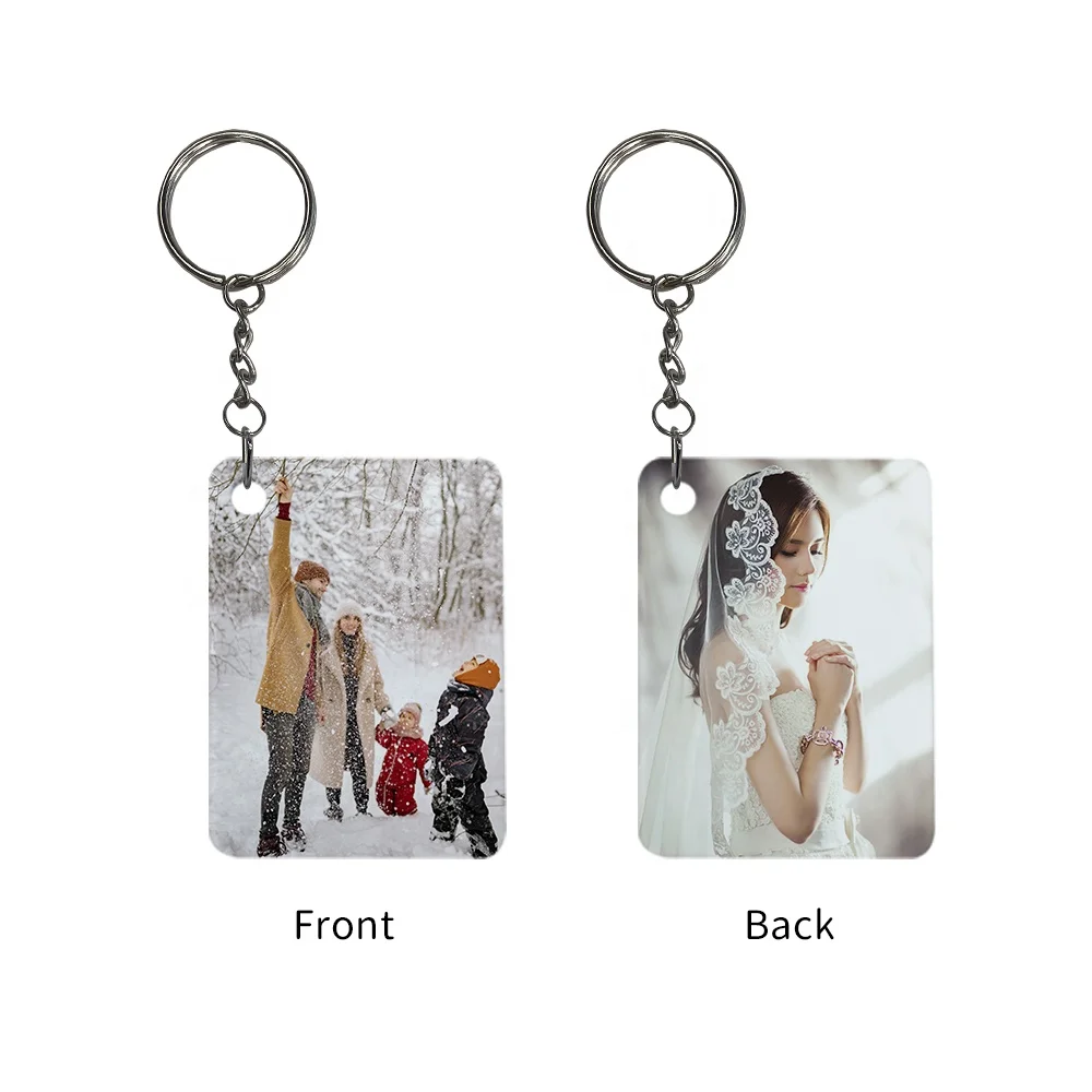 Prosub Wholesale Sublimation Plastic Keychain Custom Print Logo Heart ...