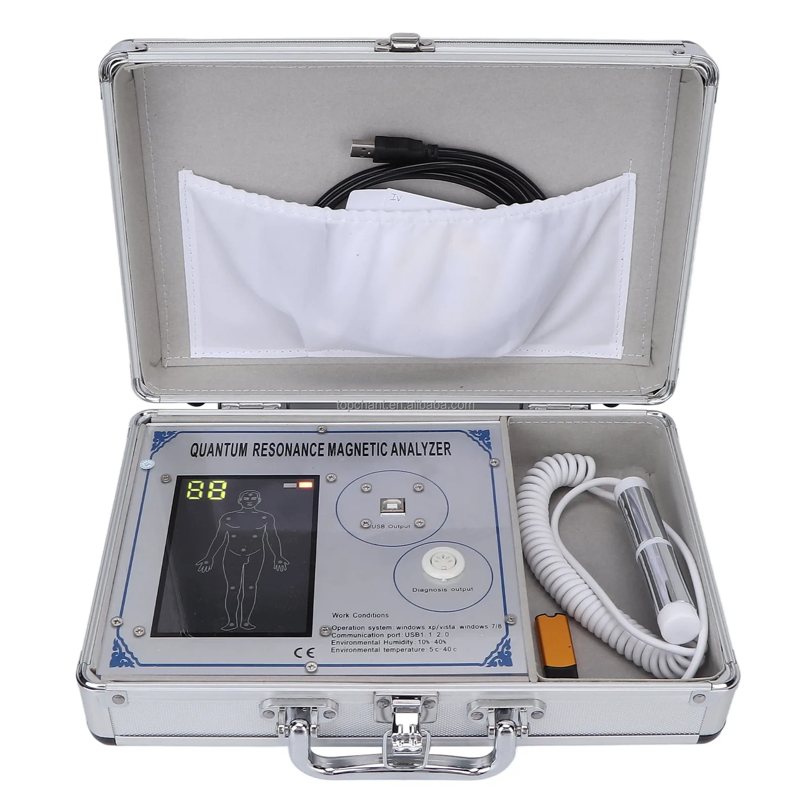 Foldable Quantum Resonance Analyzer - Full Body Health Scan