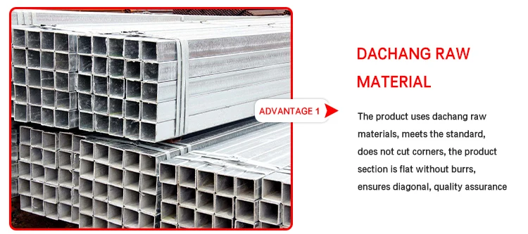 Galvanized Perforated Square Tubing Galvanized Rectangular Steel Pipe ...