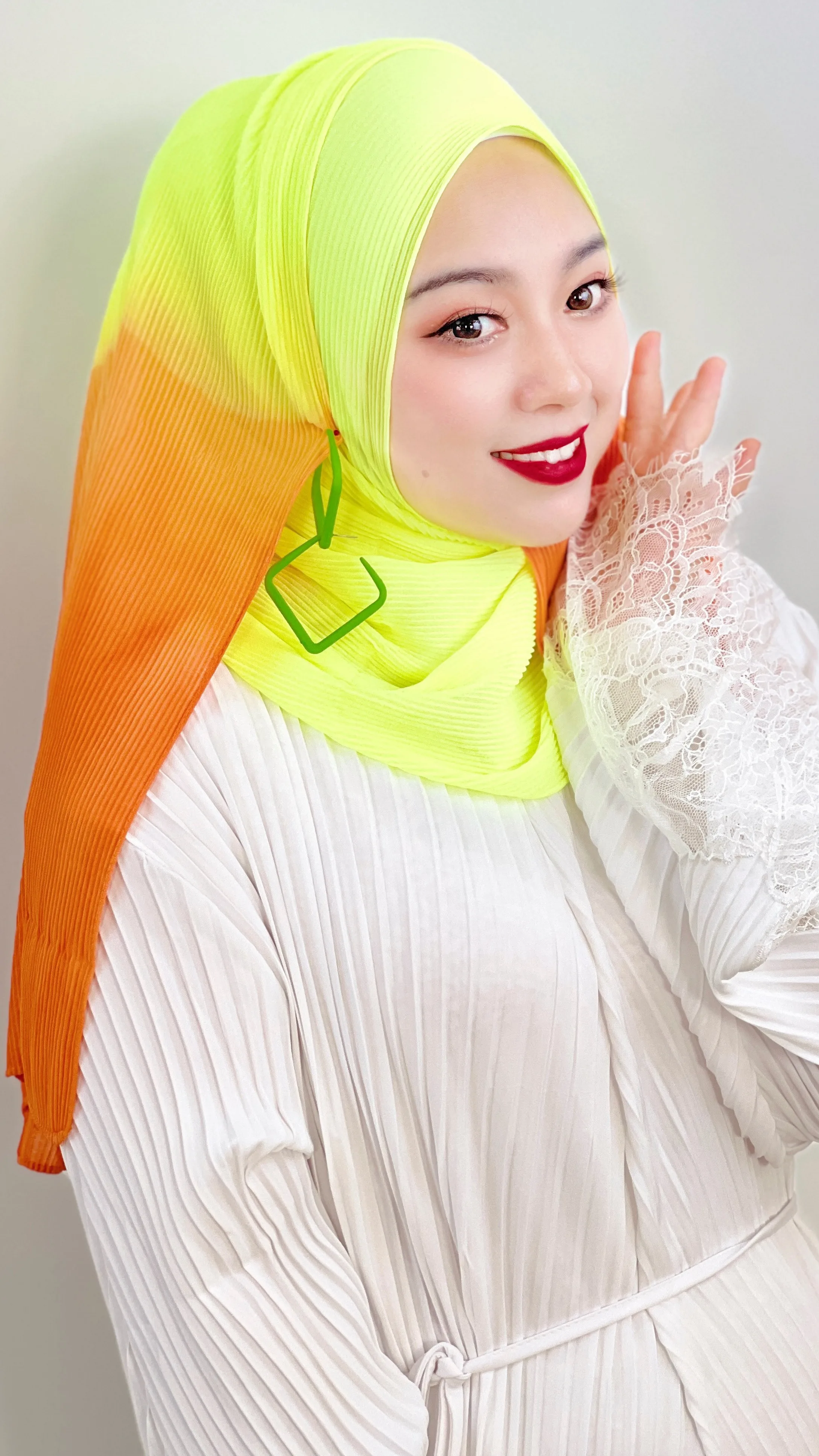 Stock Item Stylish Chiffon Shawl Arab Women Accessories Muslim Turban ...