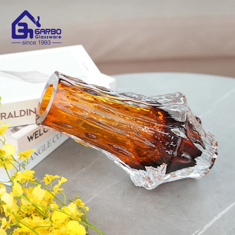 New Modern Luxury Decorative Fancy Glass Vase Handmade Colored Glaze ...