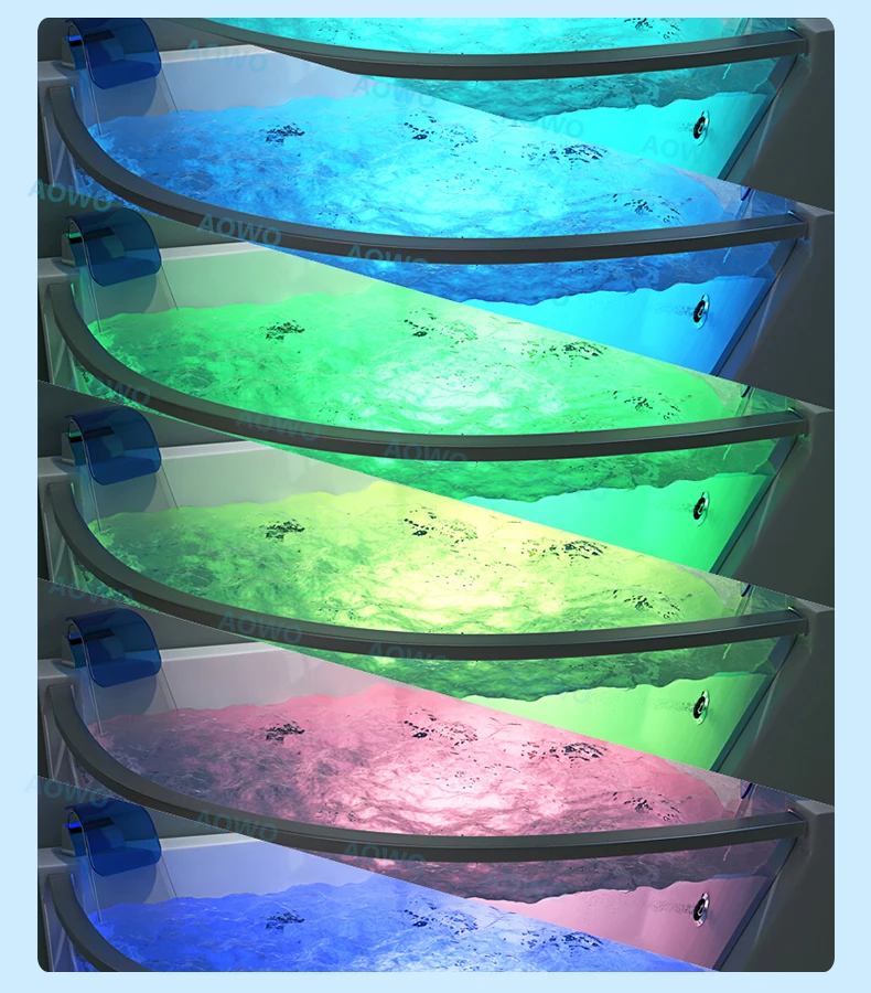 Spa Bathtubs 2 Persons Shape Corner Tub Black Faucet Hot Tubs Acrylic ...