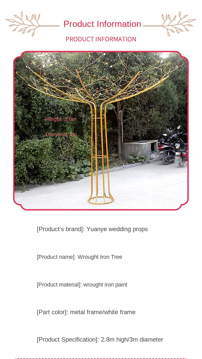 New Iron Wedding Blossom Tree - Elegant Decor for Events