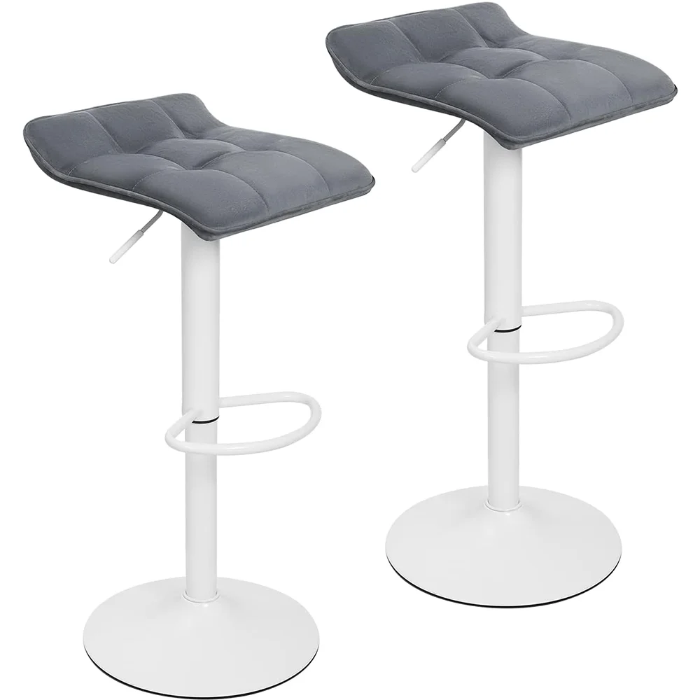 Stylish Modern 360 Rotation Gaslift Pub Counter Height Stool Chair Gray ...