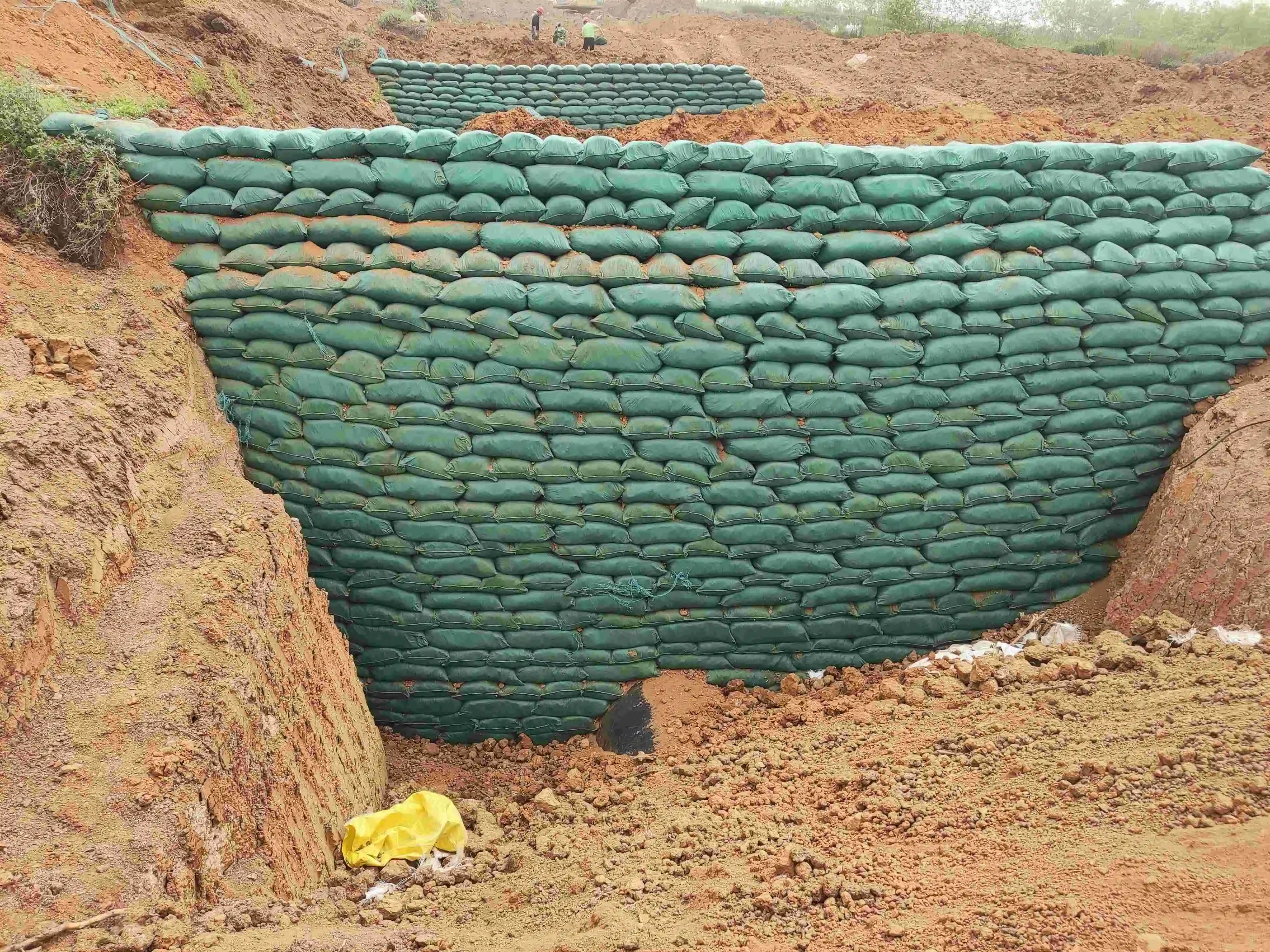 Geobag Retaining Walls Slope Stabilization Erosion Control - Buy Geobag ...
