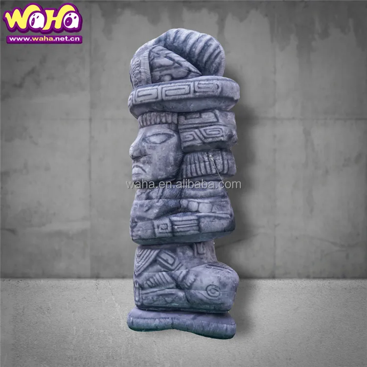 Giant Statue Party Decor Inflatable Sculpture Stone for Easter Island ...