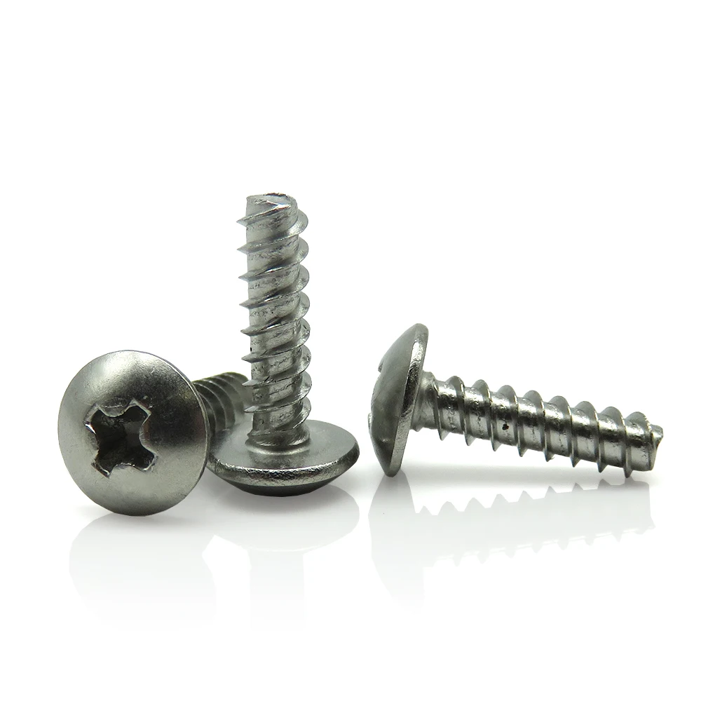 Stainless Steel 304 316 Truss Pan Phillips Umbrella Head Mushroom Head Self Tapping Screw - Buy ...