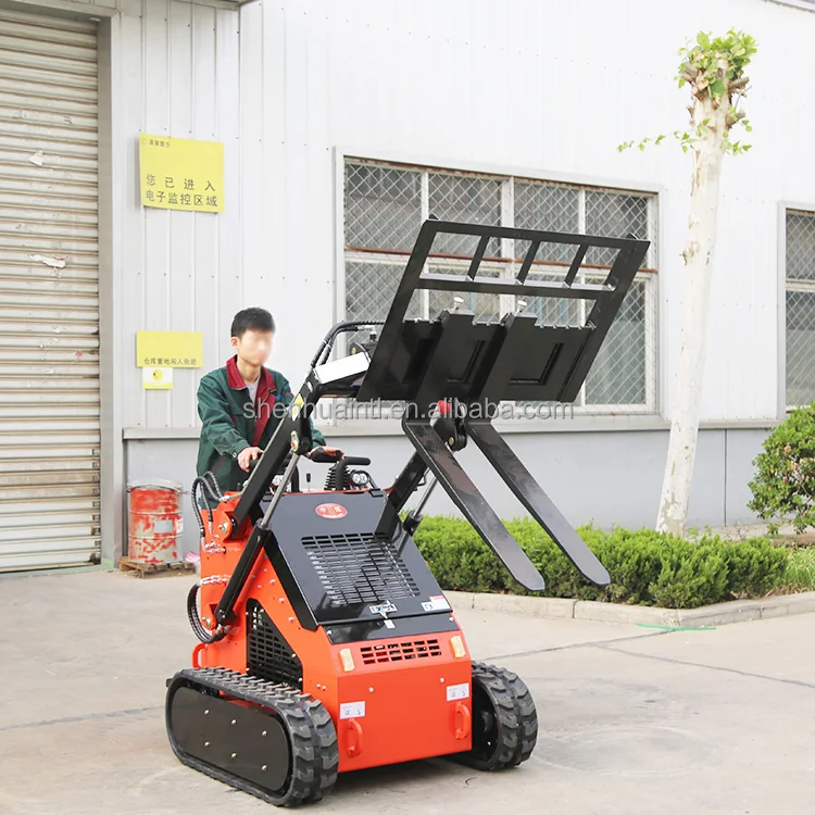 Mini Skid Steer Loader All Terrain Small Skid Loaders Tracked Diesel ...