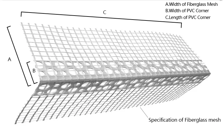 100mm Wall Edge Protector - Drywall Profiles PVC Beads