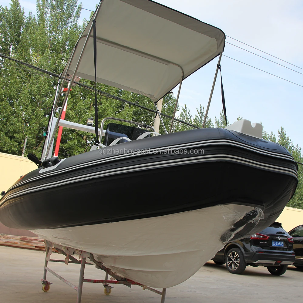 4.3m Rigid Inflatable Boat Rib Aluminum/fiberglass Rib Hypalon Boat 430 ...