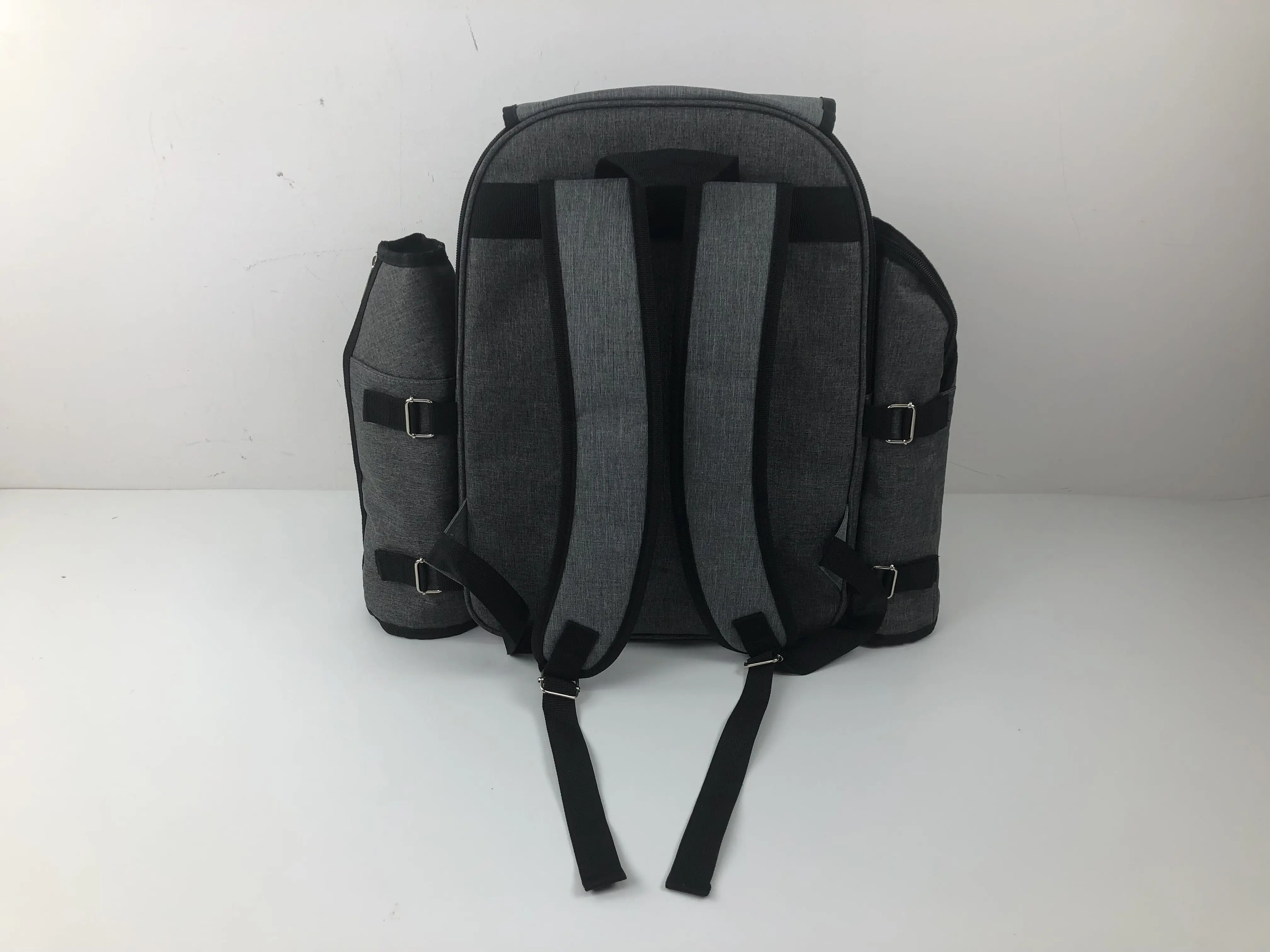 600d Picnic Cooler Backpack Bag Outdoor Picnic Bag With Fleece Blanket ...