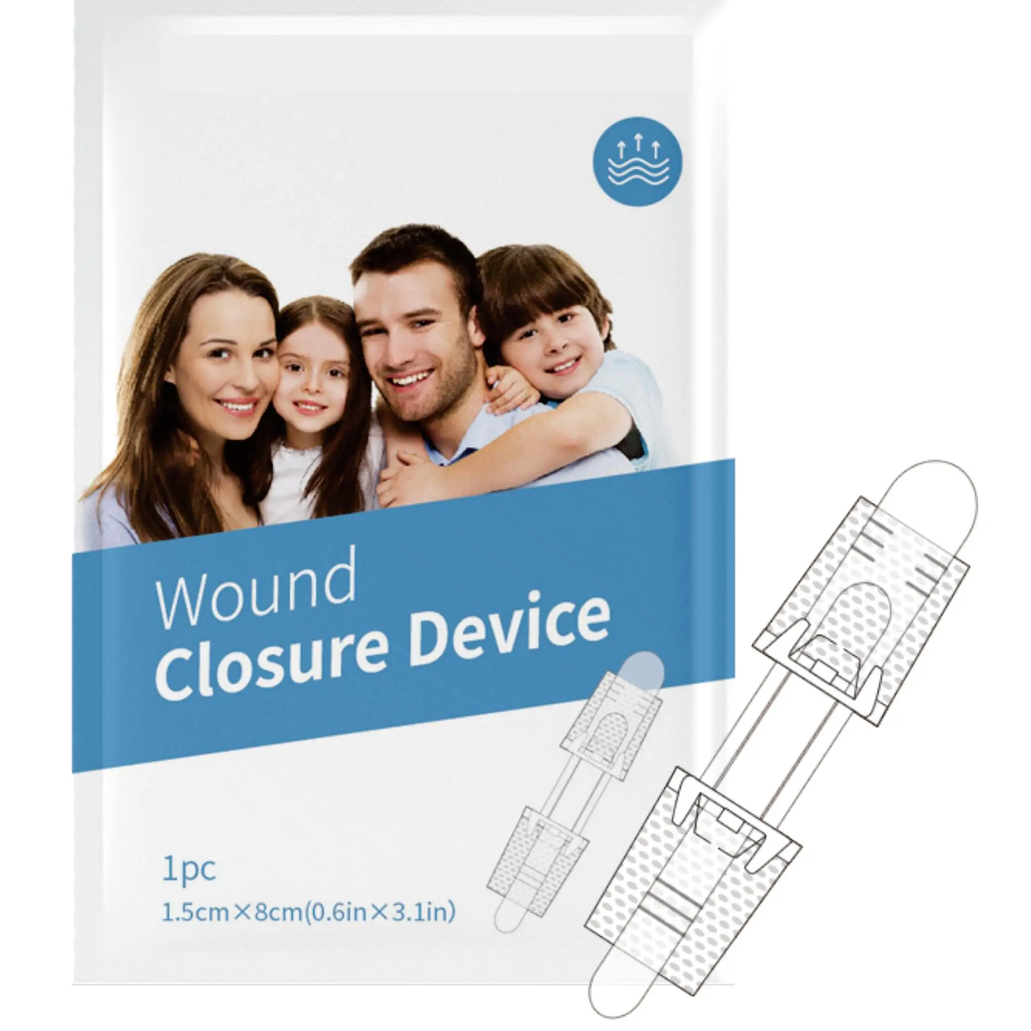 Wound Closure Suture Strip Butterfly Bandages Emergency Laceration ...