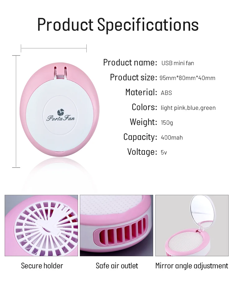 Strong Wind Rechargeable Eyelash Blow Dryer Lashes Drying Fan With ...