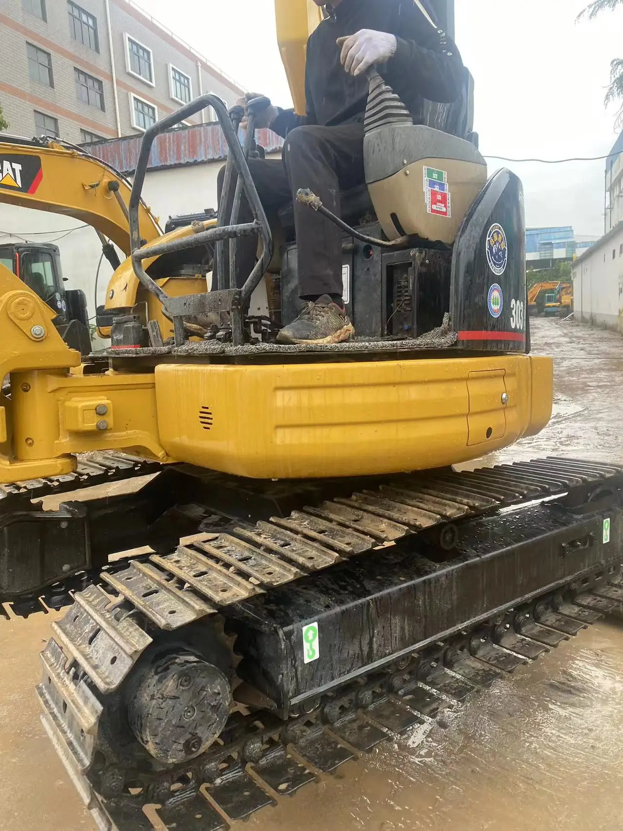 Used Mini 3ton CAT 303cr Excavator Second Hand Crawler Machine Mini ...