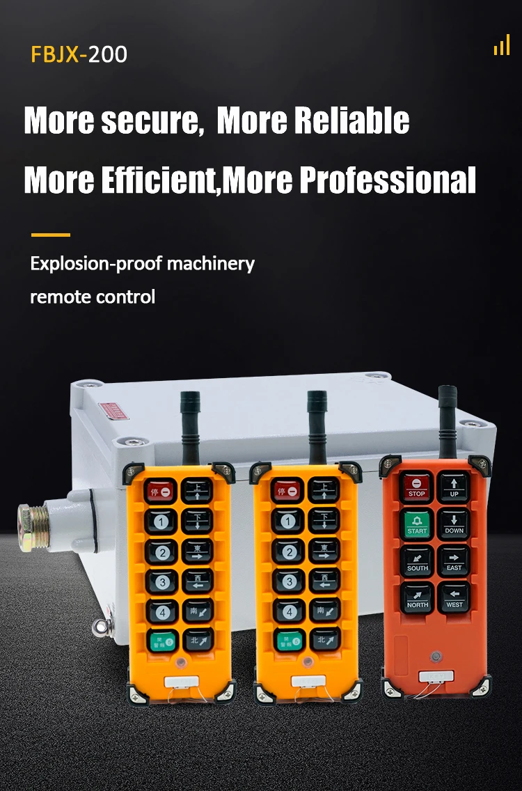 Long Service Life Smart Industrial Radio Shearer Remote Control Stable ...