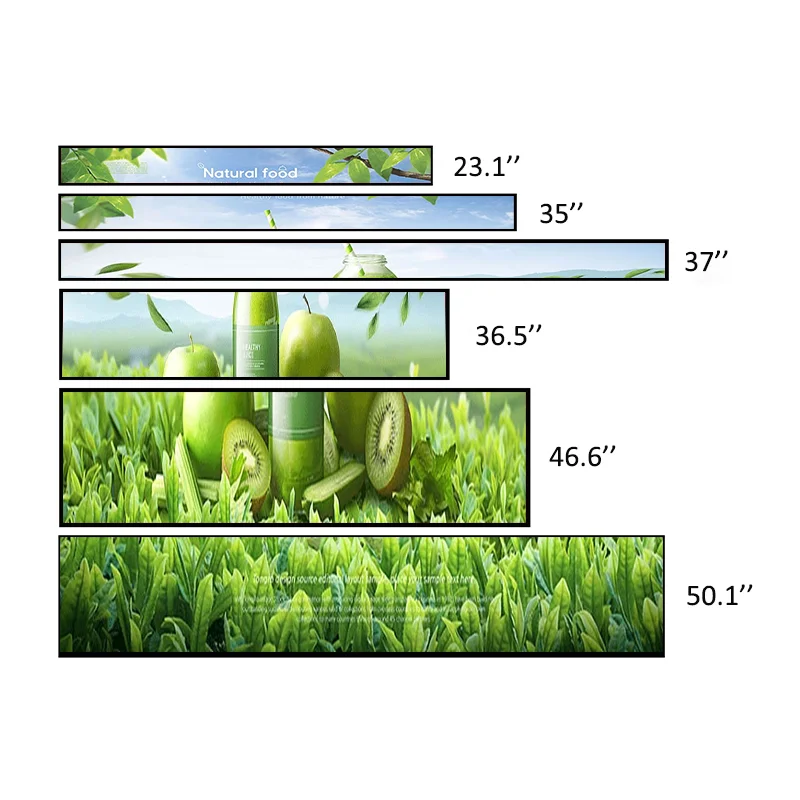Supermarket Shelf Label Bar 21.5 Inch Tft Lcd Monitor Lcd Shelf ...
