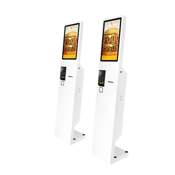 Self Order Pos Solutions 21.5 Inch Capacitive Touch Pay Self-service Ordering Kiosk For ...
