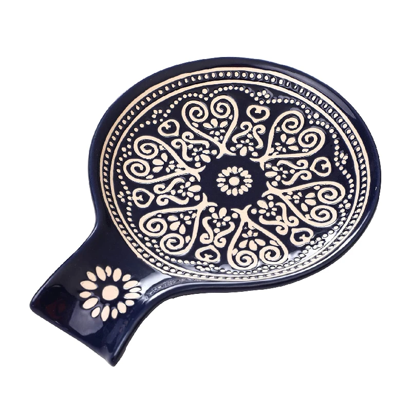 Modern Farmhouse Decorative Gift Ceramic Spoon Rest Cooking Spoon ...