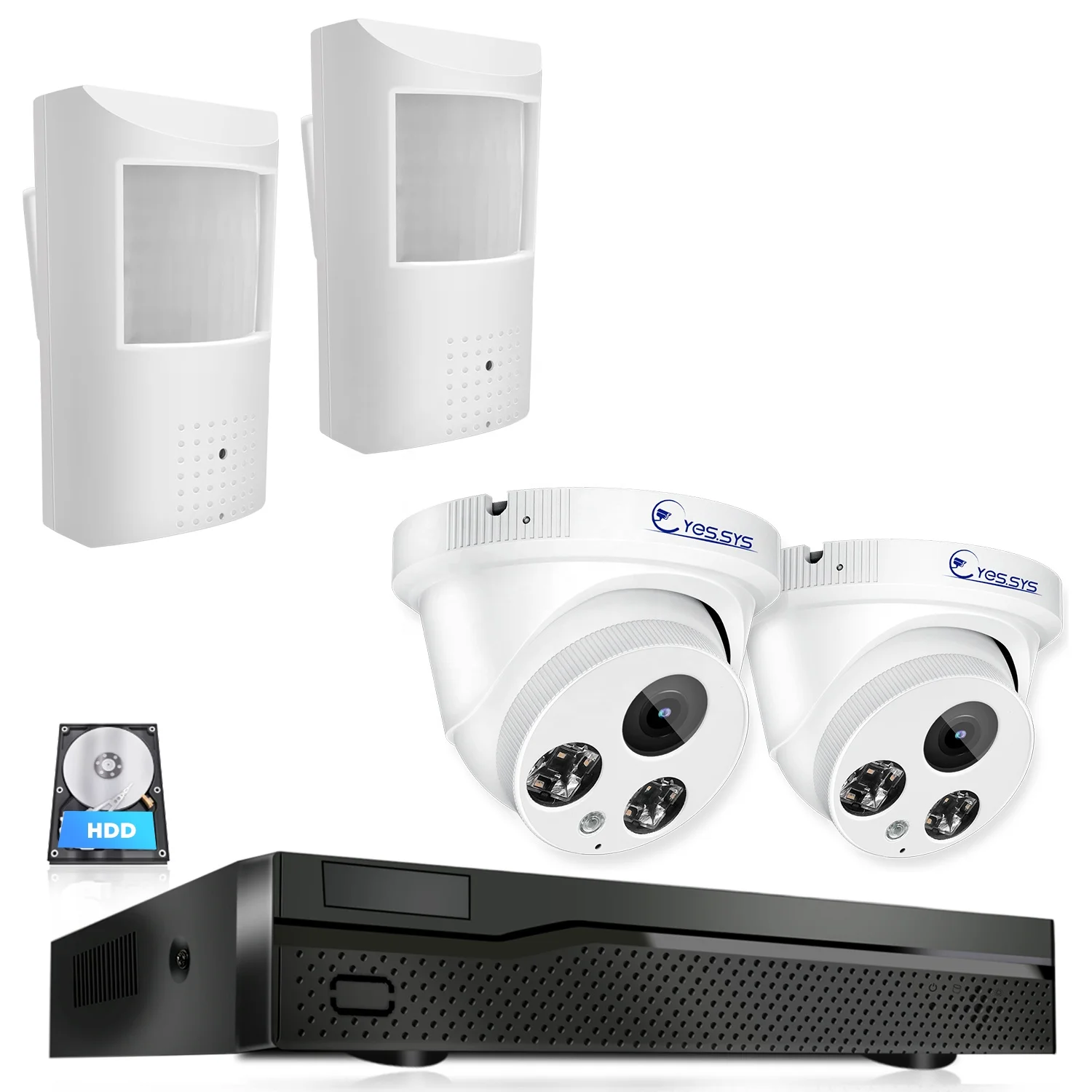 Eyessys Security Camera System 8mp 8ch 2 Way Audio Dual Light Poe Nvr ...
