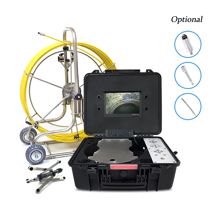 Industrial Borescope Sewer Pipe Inspection Push Camera With 512hz And ...