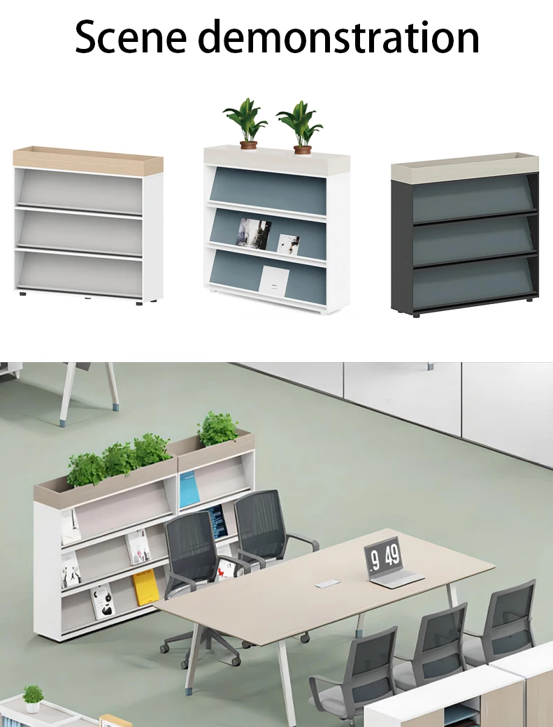 Modern Design Custom Open Home Office Bookshelf Furniture Office ...