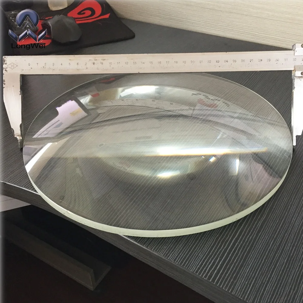 Diameter 320mm optical glass plano convex customized lens for optical ...