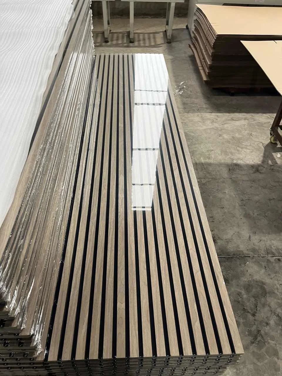 Wood Veneer Slat Wall Panels 3d Acoustic Panels For Interior Wall Decor ...