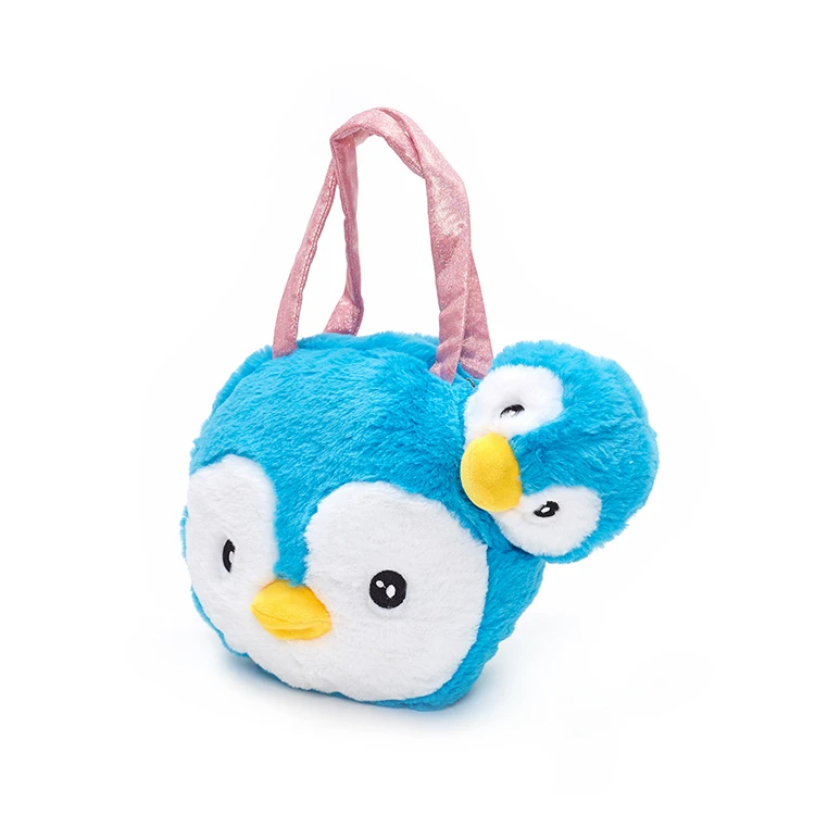 Plush Stuffed Penguin Soft Toy Round Shape Penguin Bag| Alibaba.com