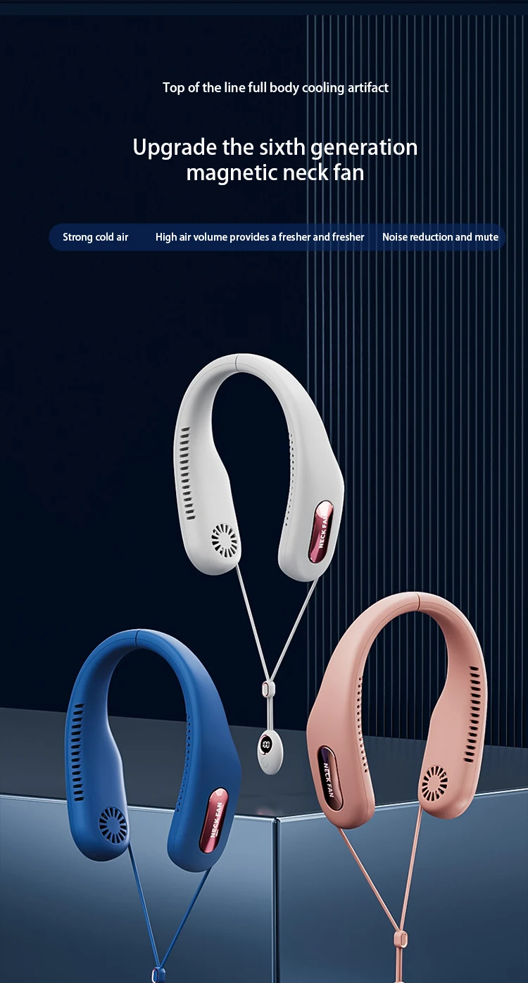 New Design Rechargeable Battery Mini Cooling Fan Portable Silent ...