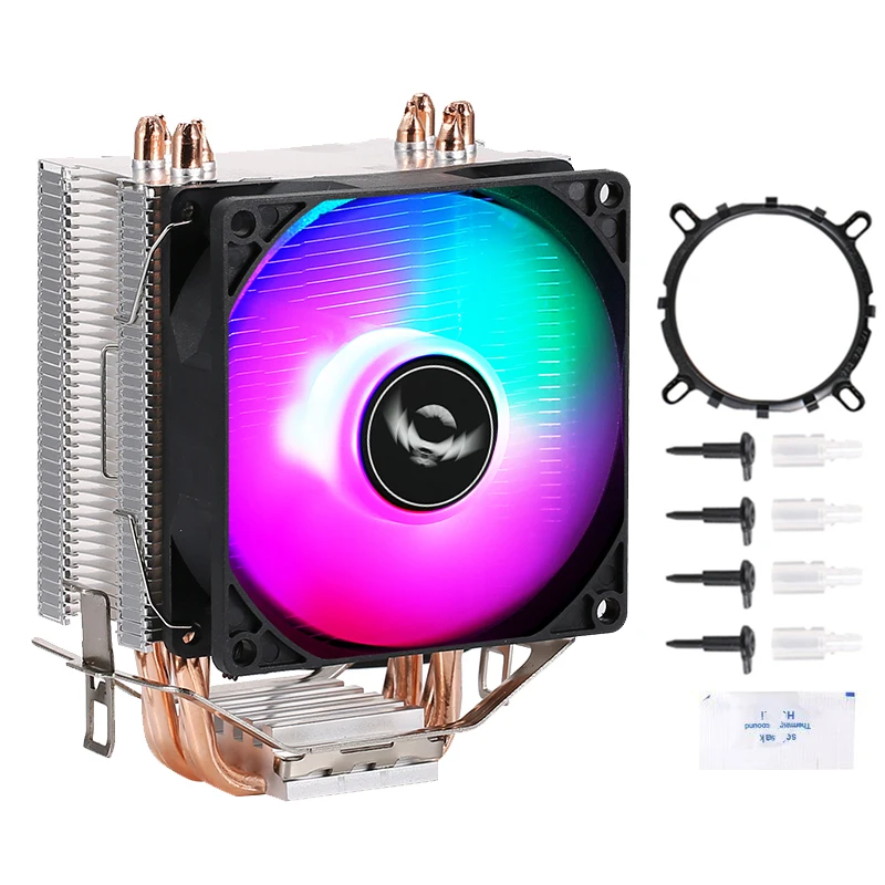 CPU Cooler Fan Air-cooled PC Quiet LGA 1700 1200 1150 1151 1155 1156 ...