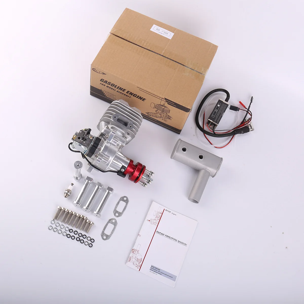 60cc Cnc Gasoline Engine Two-stroke 3d Model Aircraft Model Fixed-wing ...