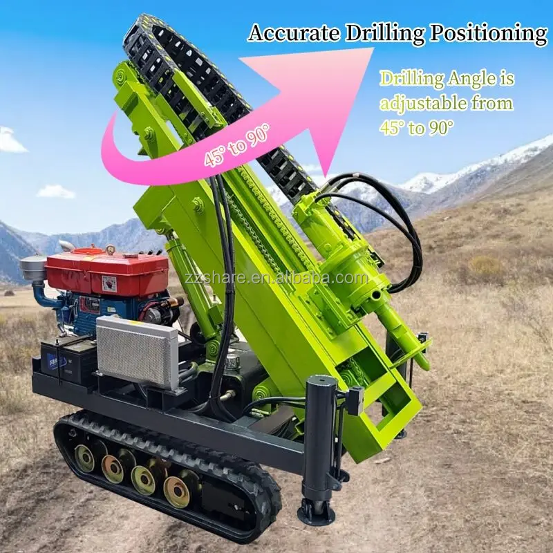 Excavator Concrete Pile Driver Hydraulic Hammer Helical Solar Pile ...