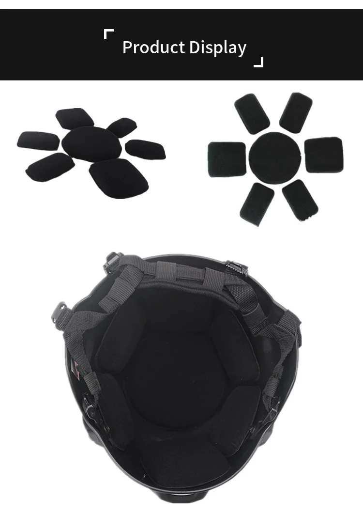 Tactical Helmet Pads Helmet Protective Pad Memory Foam For Cs Game ...