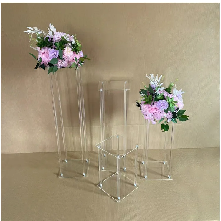 Clear Acrylic Wedding Centerpiece Acrylic Flower Stand Wedding ...