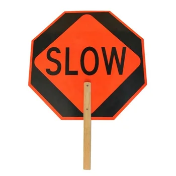 Hand Held Traffic Safety Control Board Double-sided Reflective ...