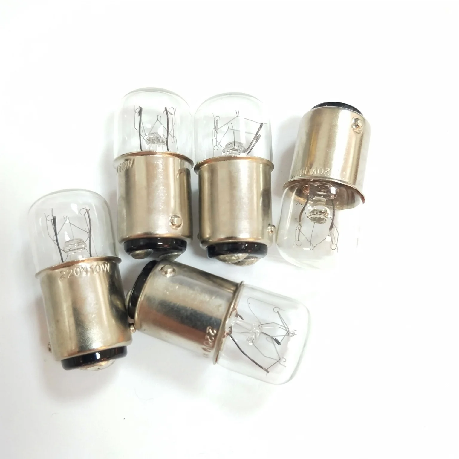 T16x35mm Ba15d Tubular Incandescent Bulb - 220/260V5/7W