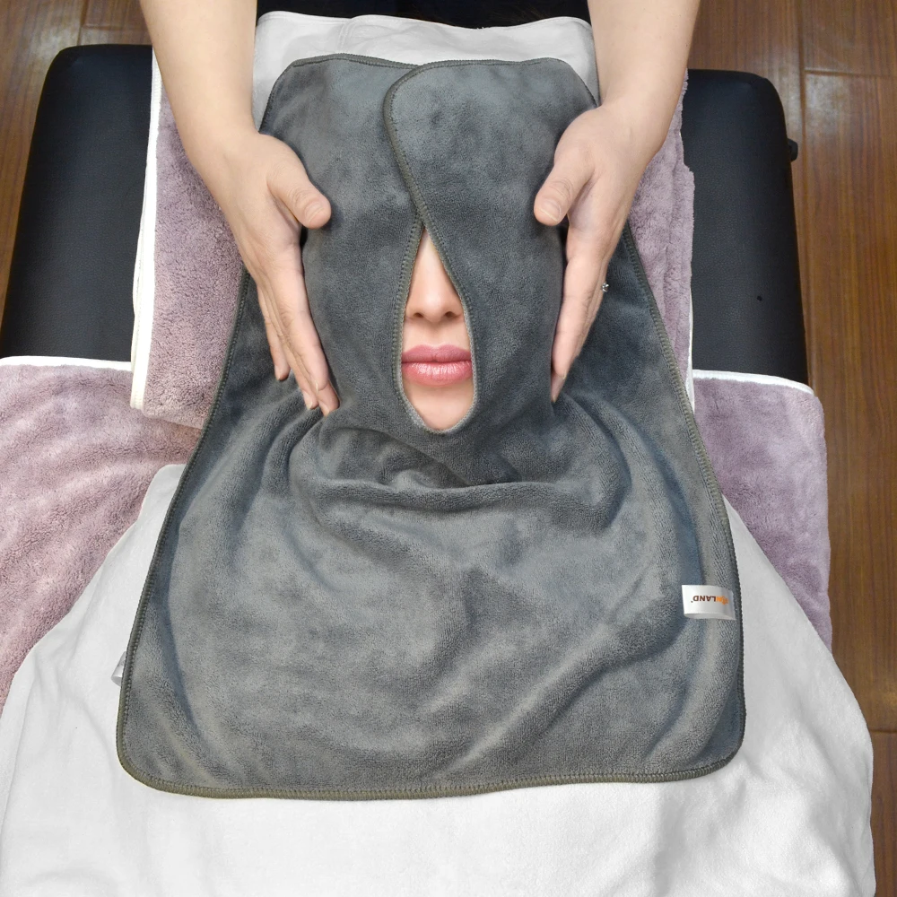 Custom Microfiber Spa Facial Glow Towels for Estheticians