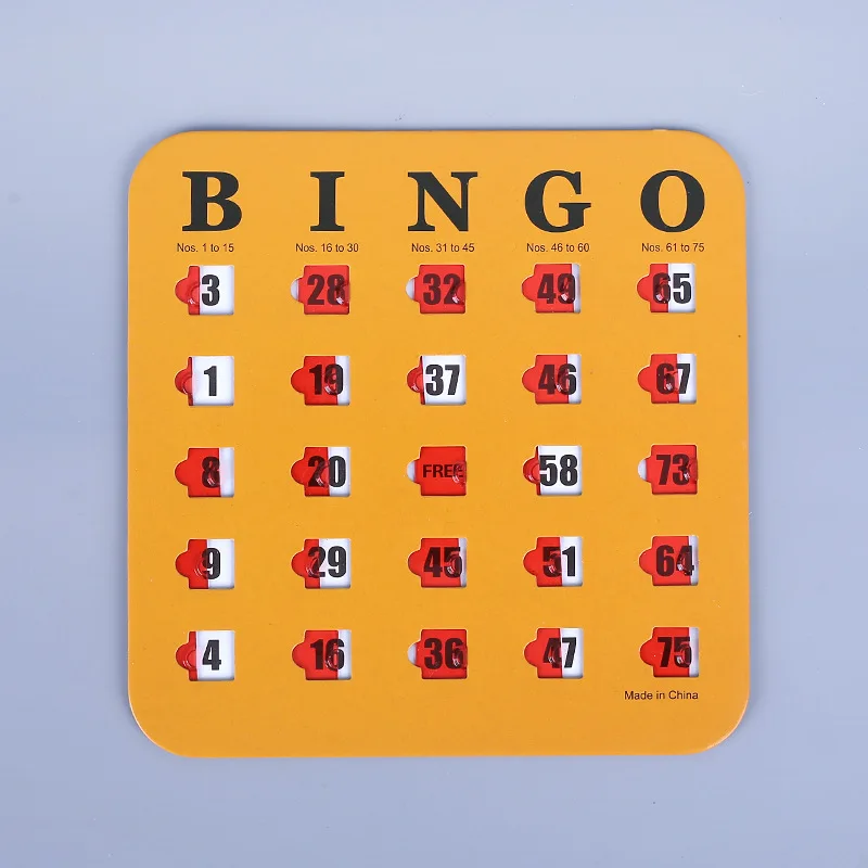 Wholesale Reusable Bingo Logical Thinking Ability Board Games High ...