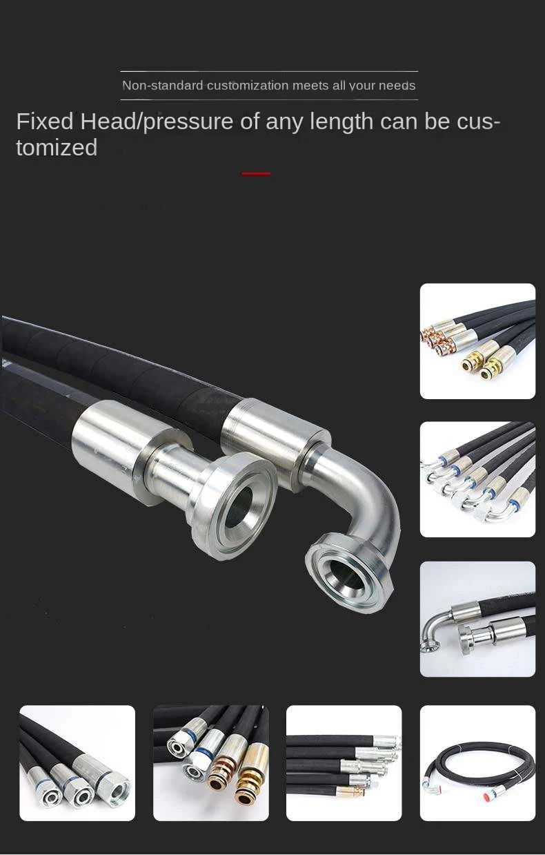 Rubber Hose Assembly Steel Wire Braided Hose - Buy Brake Rubber Hose ...
