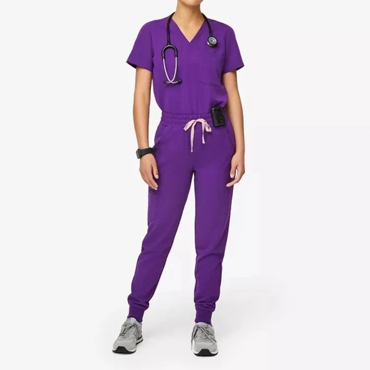 Customize Spandex Stretchy Scrubs Uniforms Sets Nurse Uniforms Scrubs