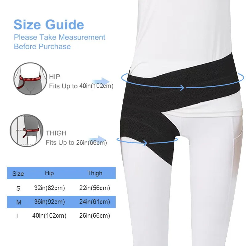 Thigh Groin Hip Support Arthritis Protector Hip Thigh Pain Relieve ...