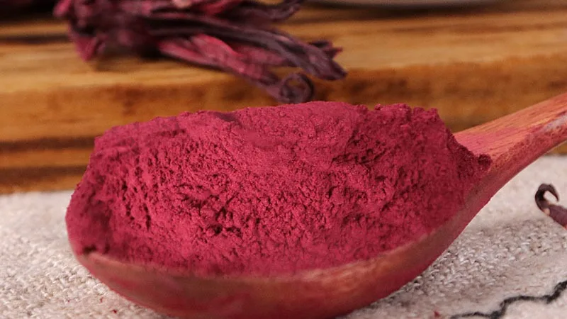 Factory Supply Hibiscus Flower Roselle Calyx Extract Bulk Roselle ...