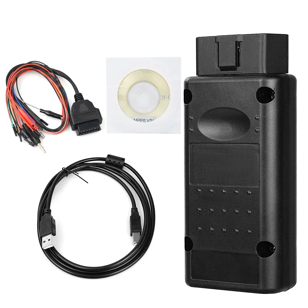 Latest MPPS V21 Unlock Tool with Tricore Cable for OBD2 ECU Chip Tuning ...