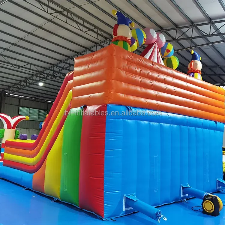 Inflatable Circus Fun Park - Clowns, Slides & Trampolines