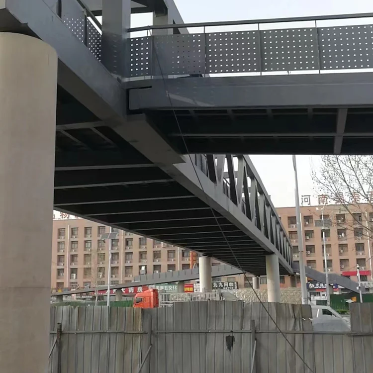 Steel Structure Truss Bridge Galvanized Steel Frame Truss Structure ...