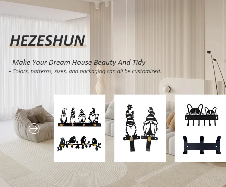 New Design Ocean Style Type Stainless Key Hooks Metal Wall Decoration ...