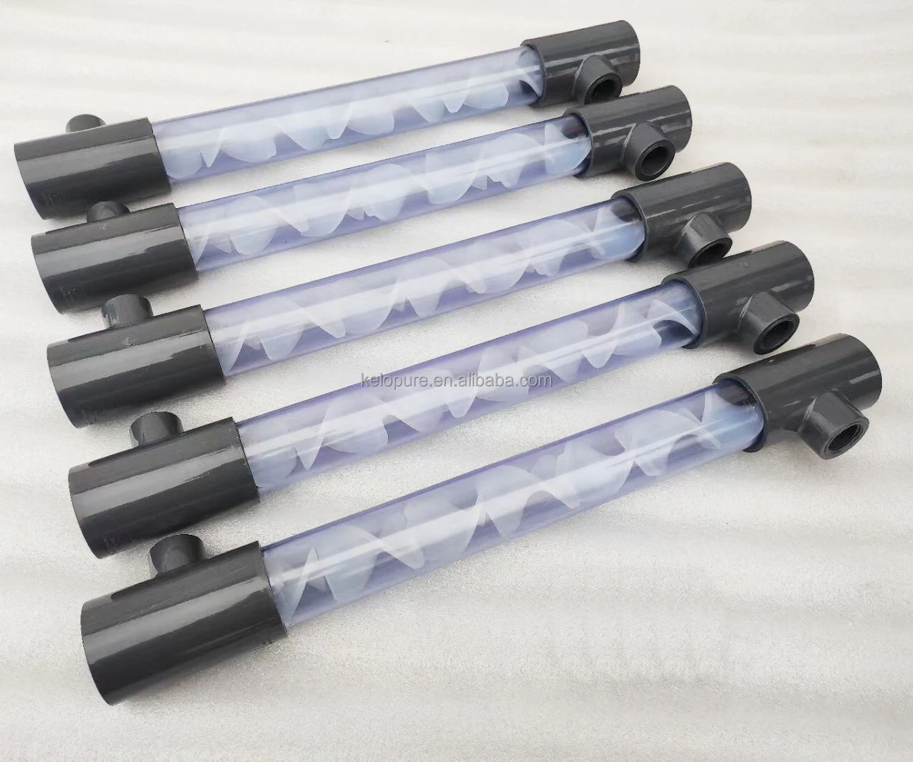 Stainless Steel UPVC Inline Static Mixer for Industrial Use