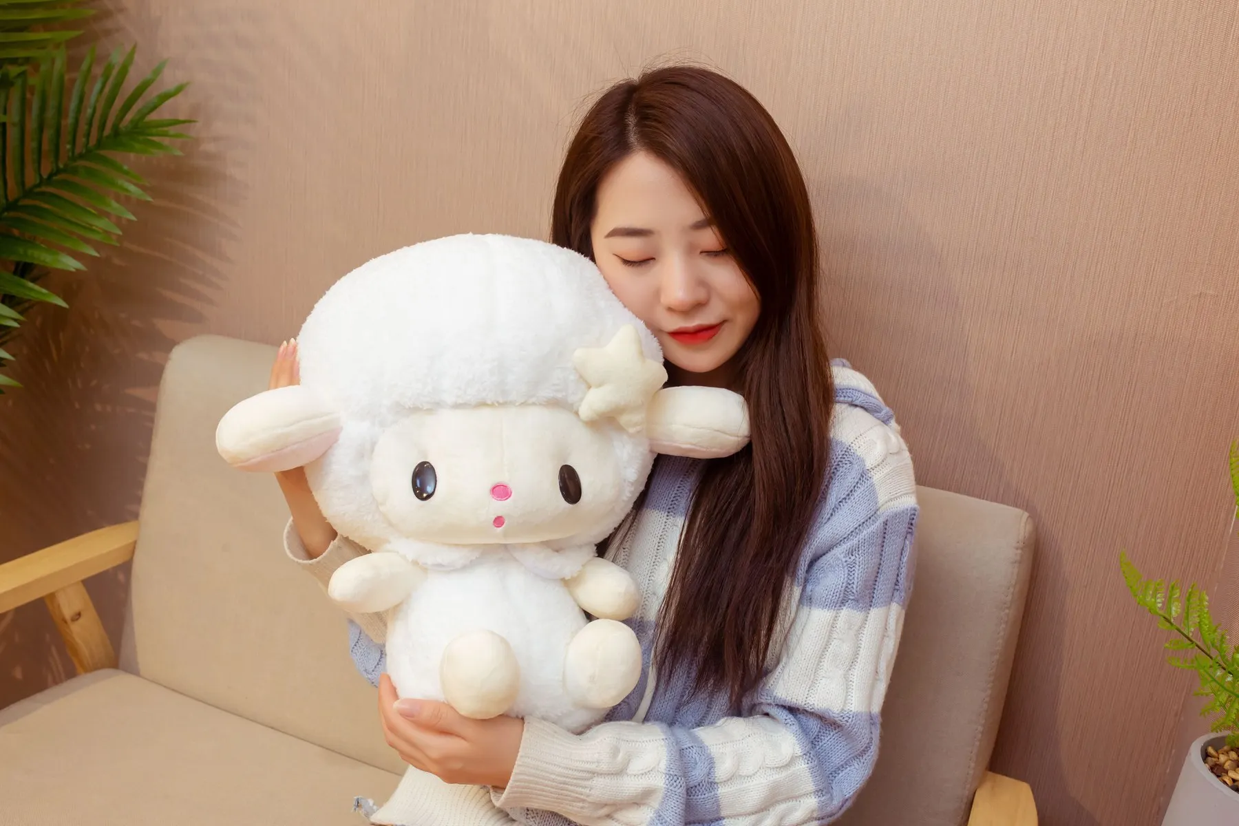 Cute Dream Twin Star Stuffed Sheep Plush Toy Kids Doll Pillow Children Gifts Plush Lamb Plush ...