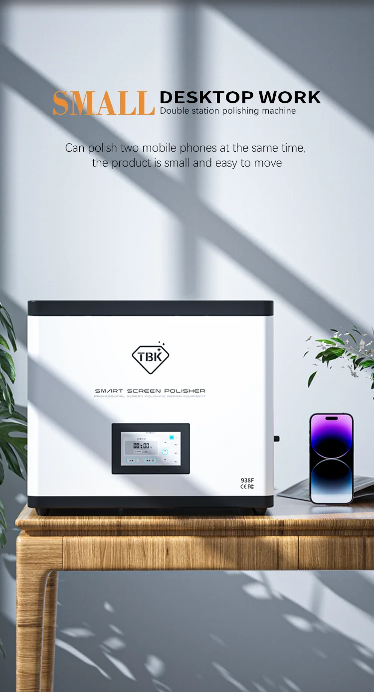 TBK 938F Mobile Phone Screen Glass Polishing Repair Machine Smart Lcd ...